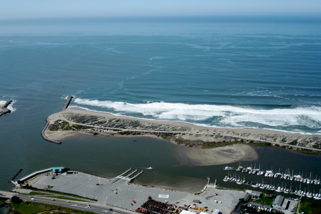 Moss landing jetty aerial | Slow Adventure